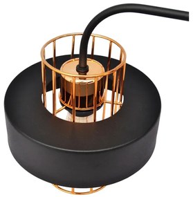 Nástěnná lampa VOLTA 1xE27/15W/230V 34 cm černá/rose gold
