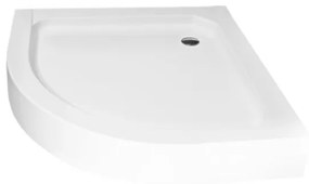 BESCO Čtvrtkruhová sprchová vanička ALEX Rozměr A - 70 cm, Rozměr B - 70 cm OLBVANACALE70
