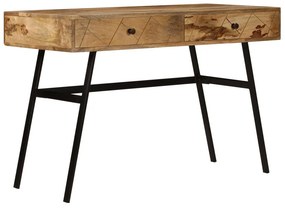 Psací stůl se zásuvkami 110 x 50 x 76 cm masivní mangovník 246718