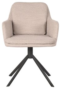 LABEL51 Jídelní židle JOY bílé bouclé IH-50.209