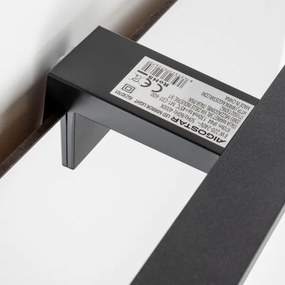 Aigostar - LED Koupelnové osvětlení zrcadla LED/8W/230V 4000K 40 cm IP44 černá