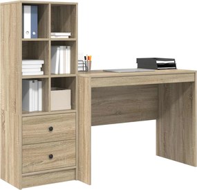 Stůl Sonoma dub 145.5 x 50 x 127 cm 2 ks 3337371