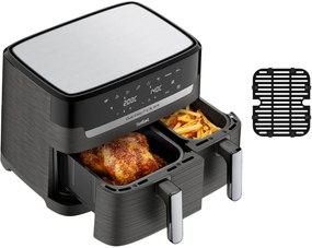 Horkovzdušná fritéza tefal ey905b10 dual easy fry & grill 8,3 l