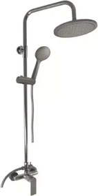 RAV Slezák Nil - Sprchový set s baterií, průměr 23 cm, metal grey NL182.5/5-43MGK