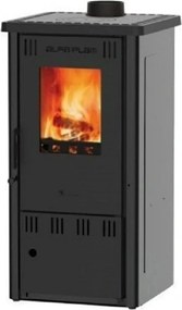 Alfa Plam Krbová kamna Elita II Eco, 6,5 kW, antracitová, 87 x 44 x 46 cm