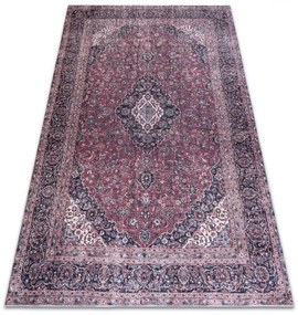 Dywany Luszczow Kusový koberec ANDRE pratelný 2288 orientální vintage protiskluz, bordó / šedá Rozměr koberce: 120 x 170 cm