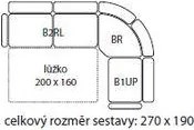 Rohová sedací souprava BARBORA