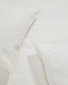 Slonovinové 3dílné povlečení na dvoulůžko/prodloužené 240x260 cm Simmel – Kave Home