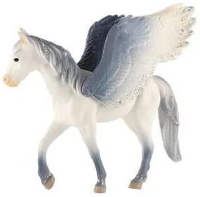 ZOOted Kůň s křídly bílo-šedý plast 14 cm