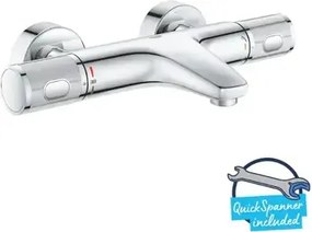Grohe Precision Feel - Termostatická vanová baterie chrom