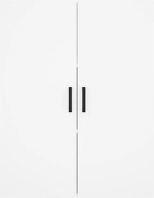 Skříň highboard bílá 69,5 x 34 x 180 cm kompozitní dřevo 3196011