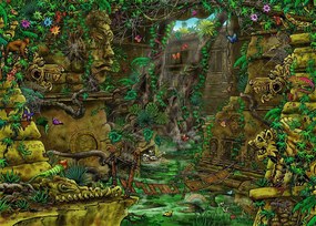 RAVENSBURGER Hra puzzle únikové Tajemný chrám 759 dílků 70x50cm skládačka 2v1 2419951