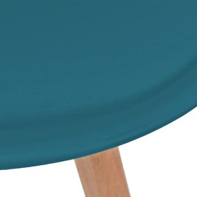 Jídelní židle 2 ks tyrkysové plast 244789