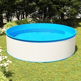 vidaXL Nadzemní bazén 350 x 90 cm [92807] Barva: Šedá