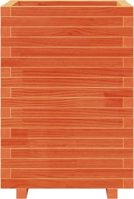 Zahradní truhlík voskově hnědý 50x50x72,5 cm masivní borovice 3282576