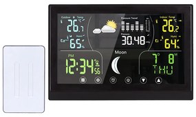 SOLIGHT Domácí meteostanice TE110B, černá