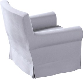 Potah na křeslo IKEA Ektorp Jennylund barva šedá látka lesklé, sametová