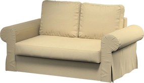 Potah na pohovku IKEA Backabro 2-místná, rozkládací barva zelená látka pletený vzor