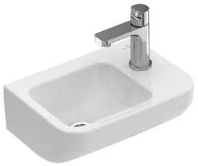 Villeroy & Boch Architectura - Umývátko 360x260 mm, bez přepadu, 1 otvor pro baterii vpravo, alpská bílá 43733701