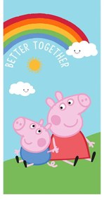 Bavlněná dětská osuška 70x140 cm Peppa Pig – Jerry Fabrics