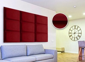 Čalouněný panel Riviera 61 30x70cm červená