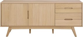 Komoda Marte 180 cm dub bělený