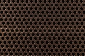 DIMEX | Samolepicí vliesová fototapeta na zeď Pozadí kovové mřížky MA-5-2626 | 375 x 250 cm | měděná