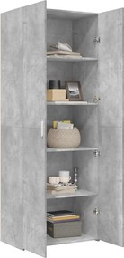 Skříň highboard betonově šedá 70x42,5x185 cm kompozitní dřevo 3281423