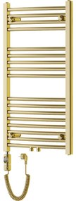 Mexen Ares, elektrické topné těleso 900 x 500 mm, 300 W, zlatá lesklá, W102-0900-500-2300-50