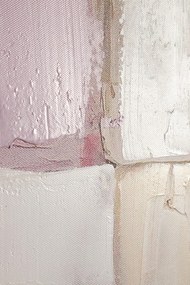 BIZZOTTO Obraz v rámu 120 x 80 cm růžovo-béžový 0245267