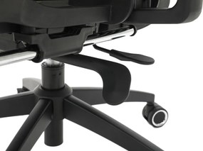 Ergonomická kancelářská židle STORM - tmavě šedá síťovina / nosnost 150 kg
