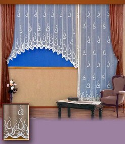Hotová (kusová) žakárová záclona 230 x 130 cm (šířka x výška) – okno