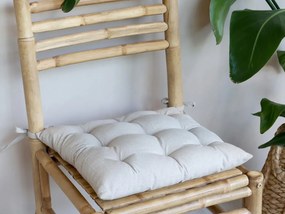 Taupe podsedák s výplní Nimes Seat - 40*40 cm