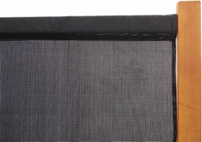 6dílný paraván černý 420 x 180 cm 319182