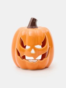 Sinsay - Halloweenská keramická lucerna na čajovou svíčku ve tvaru dýně - oranžová