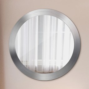 Kulaté dekorativní zrcadlo Lesklá ocel fi 80 cm