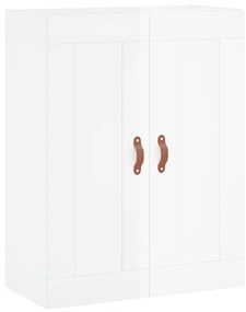 Skříň highboard lesklá bílá 69,5 x 34 x 180 cm kompozitní dřevo,  3199851