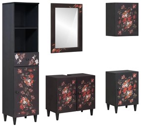 Sada koupelnových skříněk 5 ks 62 x 33 x 58 cm 3310144