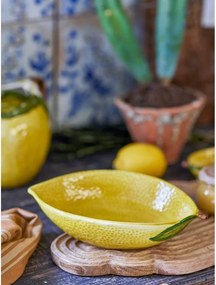 Žlutá miska z kameniny 930 ml Limone – Bloomingville