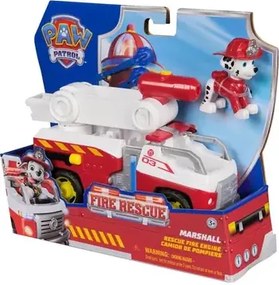 SPIN MASTER Vozidlo Tlapková Patrola Fire Rescue Marshall / sklopný že