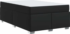 Rám postele Černá 120 x 190 cm PVC 3399230