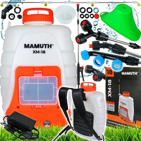 Elektrický Zahradní Akumulátorový Zádový Postřikovač 18 L XM-18 Mamuth