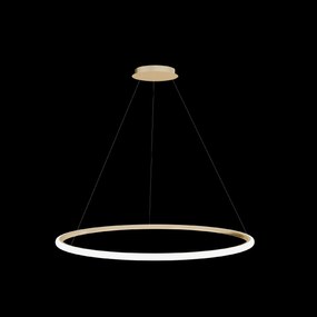 Toolight Toolight, závěsné svítidlo 40cm, 24W, 3000K, LHJ001-CP, zlatá lesklá, OSW-50000