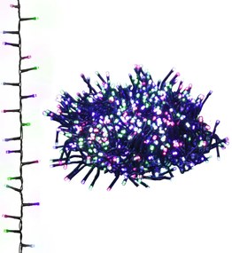 343258 vidaXL Světelný LED řetěz se 400 LED diodami pastelový barevný 13m PVC