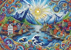 ART PUZZLE Puzzle Keltský vítr / 1500 dílků / 85 × 60 cm