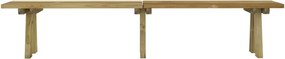 Zahradní lavice 220 cm impregnované masivní borové dřevo 318175