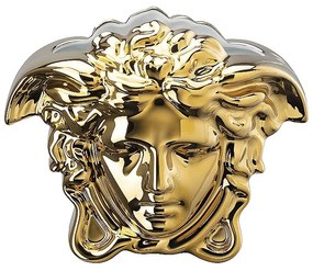 ROSENTHAL VERSACE MEDUSA GRANDE Váza 15 cm zlatá