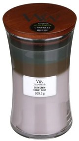 WoodWick Trilogy Cozy Cabin Svíčka váza velká, 609,5 g