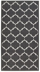 Kusový koberec protiskluzový Clover Tmavě šedý Rozměr: 67x200 cm