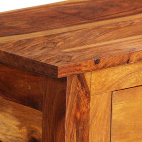 Příborník Se 3 Zásuvkami 110X30X80 Cm Masivní Akáciové Dřevo